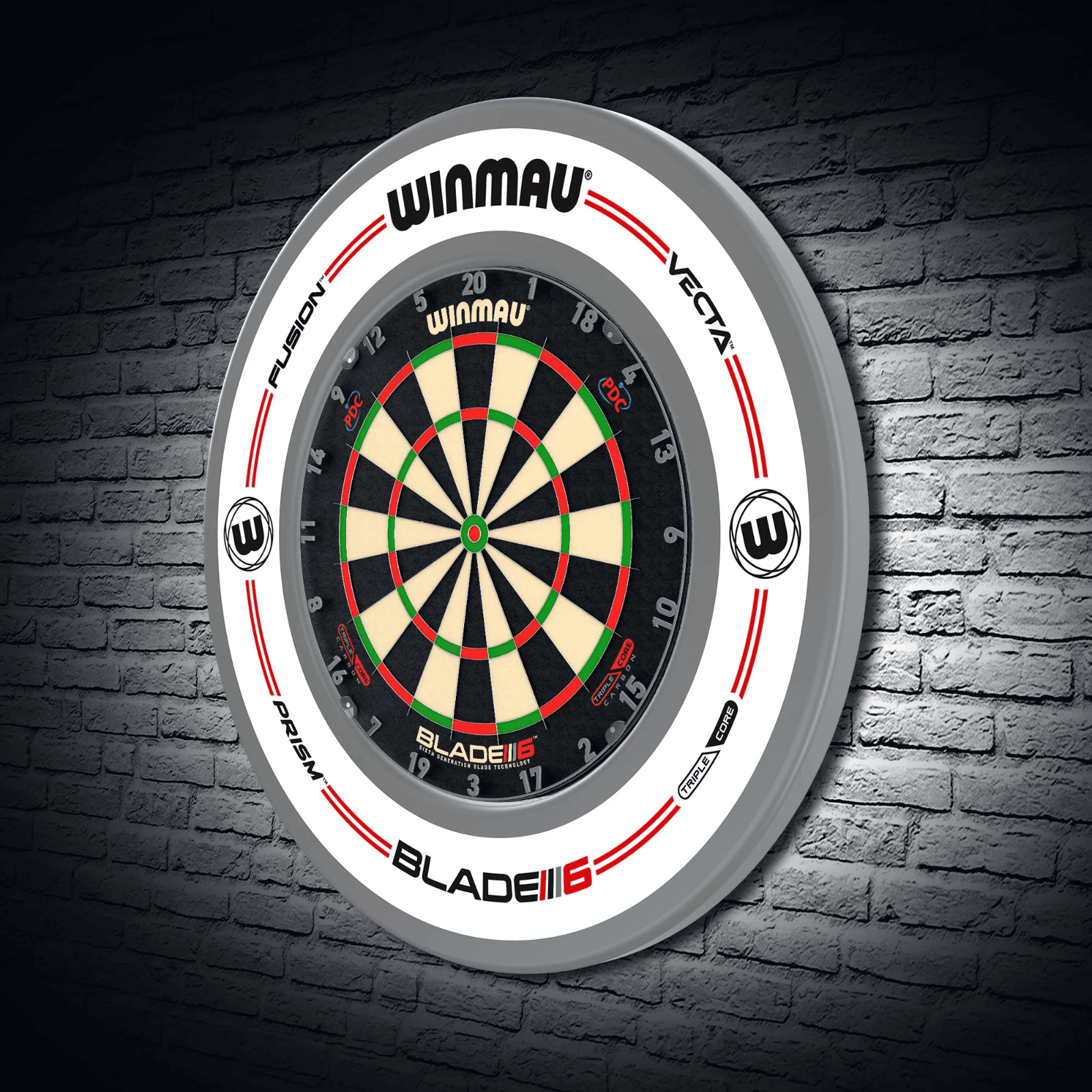 Winmau Darts Pro-Line Original Dartboard Surround White - DartsGear4U