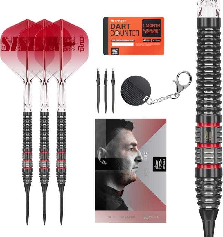 Target Darts Nathan Aspinall Steel Tip 95K Dart Set, 22G/24G/26G | 95% ...